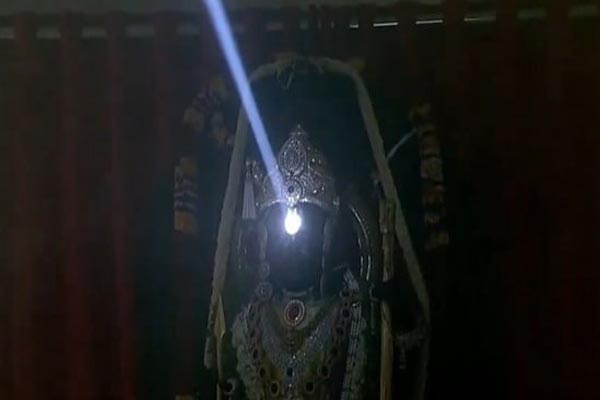 ram navami surya tilak illuminates forehead of ram lalla idol ... ram navami surya tilak illuminates forehead of ram lalla idol ...